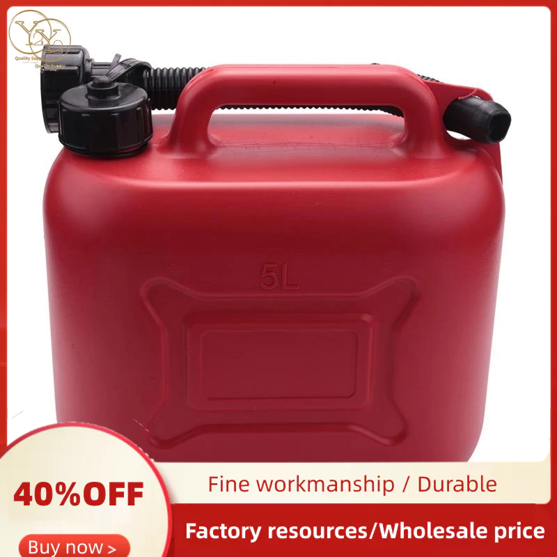 5L Car Fuel Tank Can Spare Plastic Petrol Gas Container Anti-Static ...
