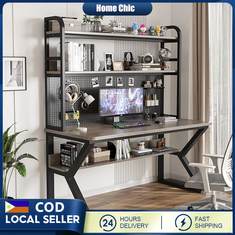 hole board metal pegboard computer table pegboard with stand gaming ...