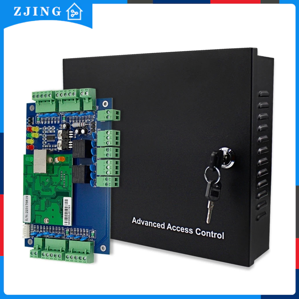 Wiegand TCP/IP Access Control Board Panel Network RFID Access Control System Software DC12V ...