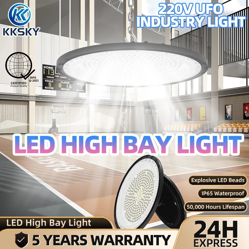 KKSKY 400W LED High Bay Light indoor energy saving Industrial Lighting ...