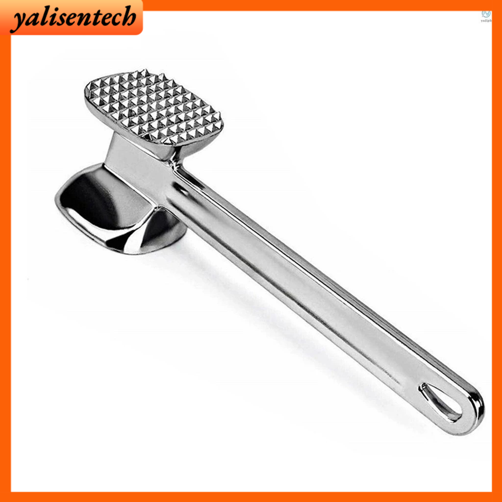 [yalisentech]Meat Tenderizer Hammer Tool Dual-Sided Nails Meat Mallet ...