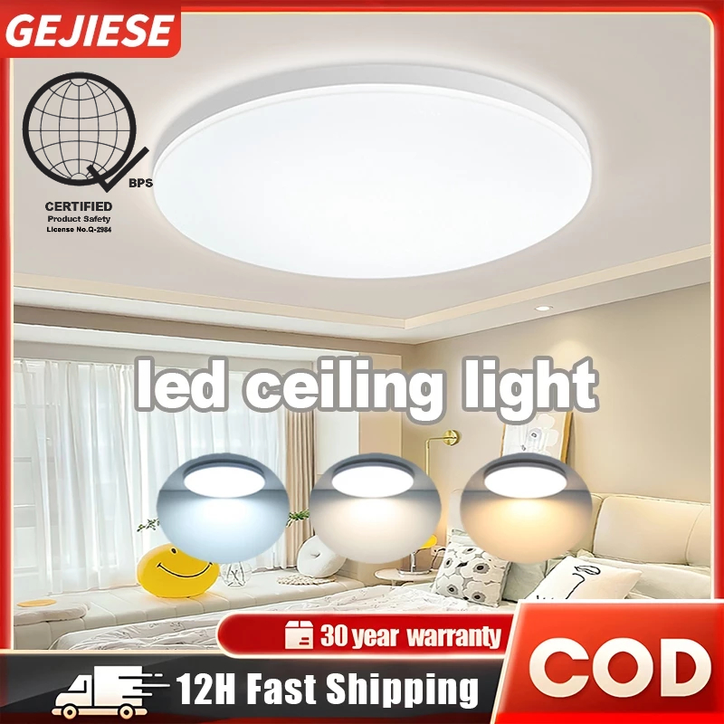 KASIDA Ceiling Light LED Flush Mount Ceiling Light Fixture Minimalist ...