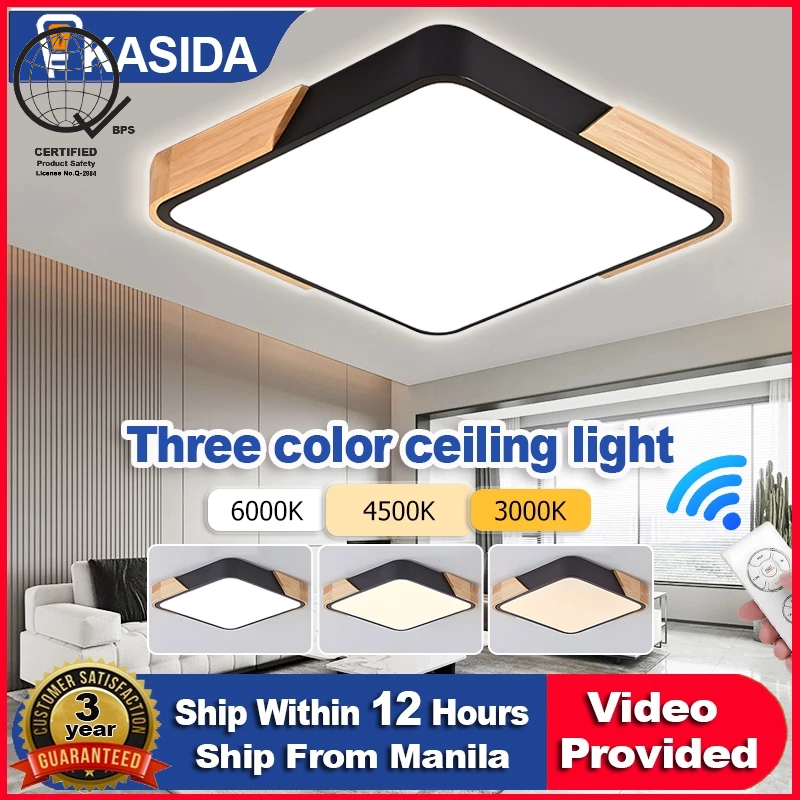 KASIDA ceiling light tri color for living room bedroom modern simple ...