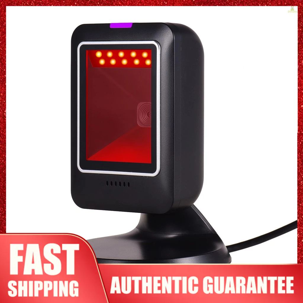 MP6300Y 1D/2D/QR Omnidirectional Barcode Scanner USB Wired Bar Code Reader CMOS Image Hand-Free ...