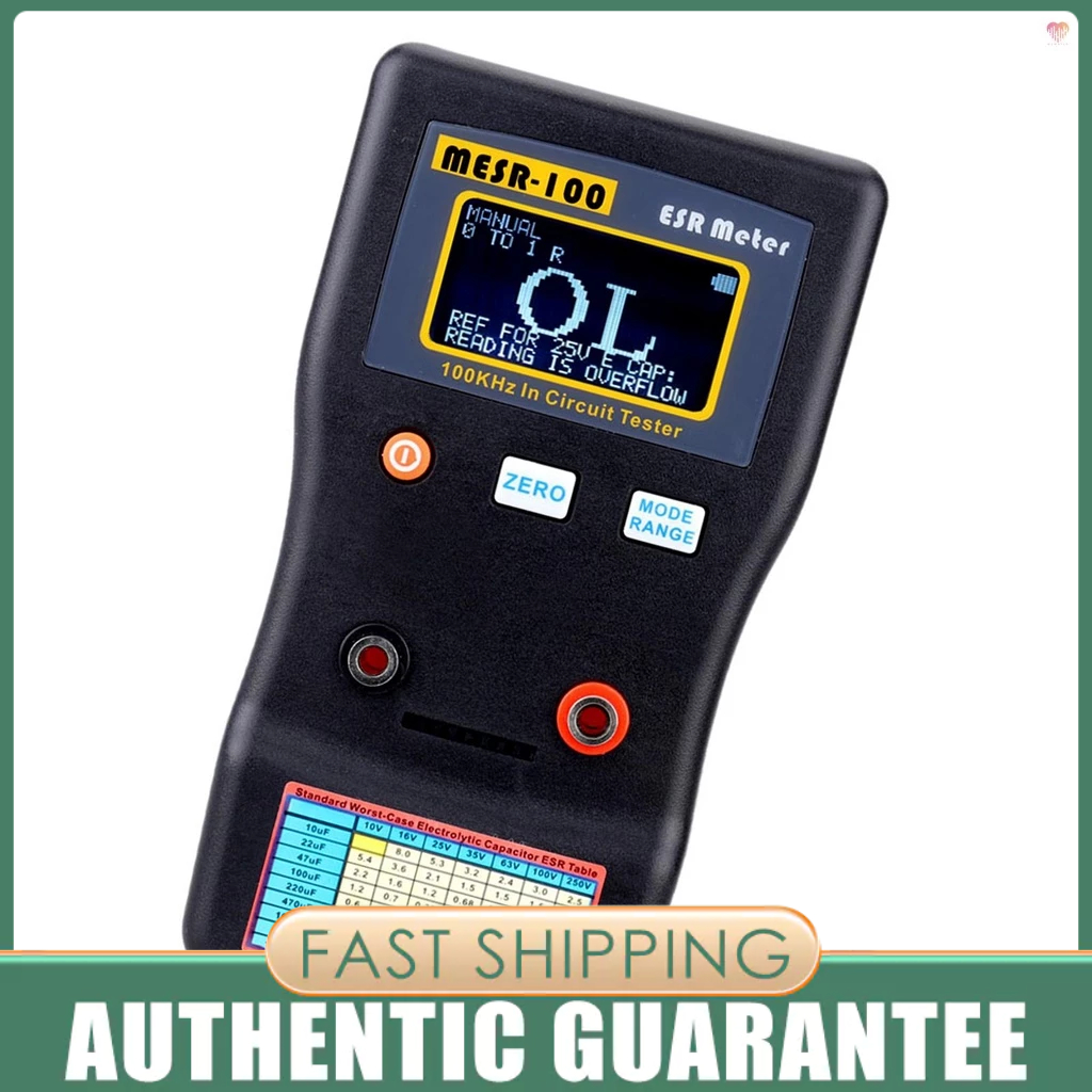 （mywatch TOOL）MESR-100 ESR Capacitance Ohm Meter Professional Measuring ...
