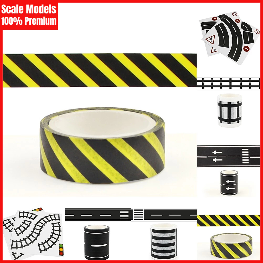 5M Car Road Adhesive Tape Removable Track Sticker Toy Train Railway ...