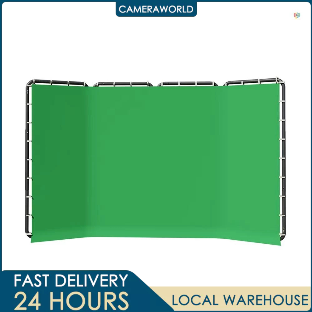 cameraworld 2.4x4M/ 7.87x13.12FT Large Collapsible Backdrop Stand Heavy ...