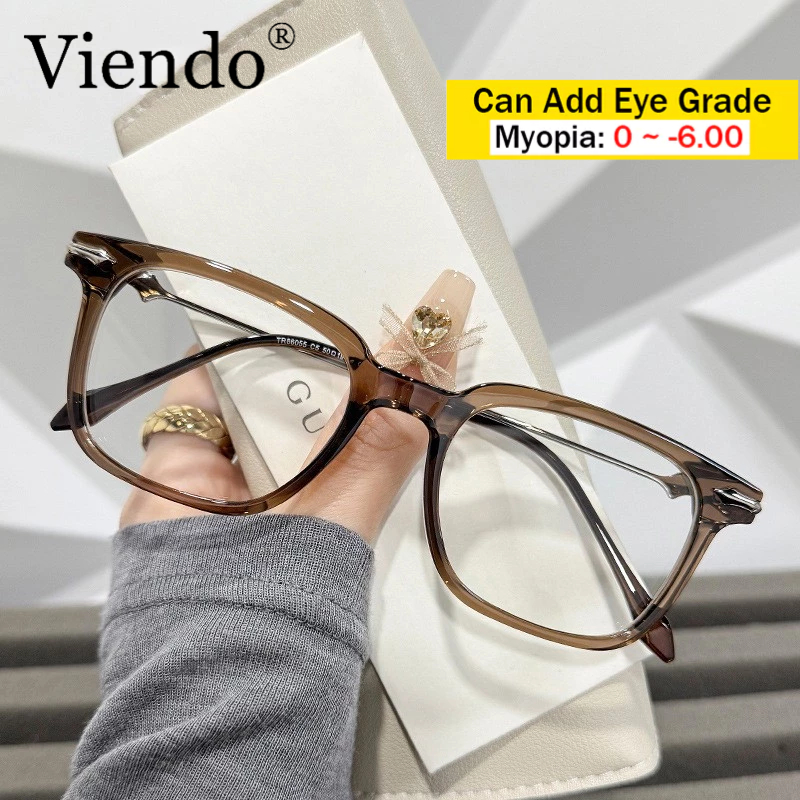 Photochromic Anti Radiation Eye Graded Glasses For Women Men ...