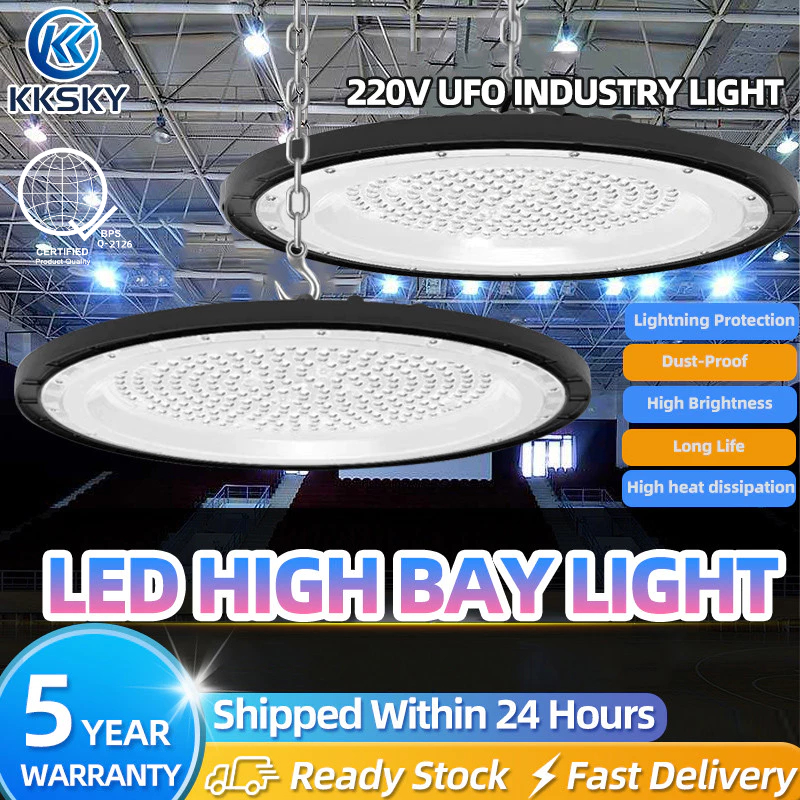 KKSKY 220V LED High Bay Light LED Bulb Industrial Lighting Waterproof ...