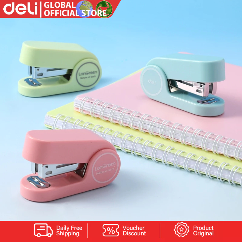 Deli Stapler Mini Portable Stapler Environmentally Friendly Stapler ...