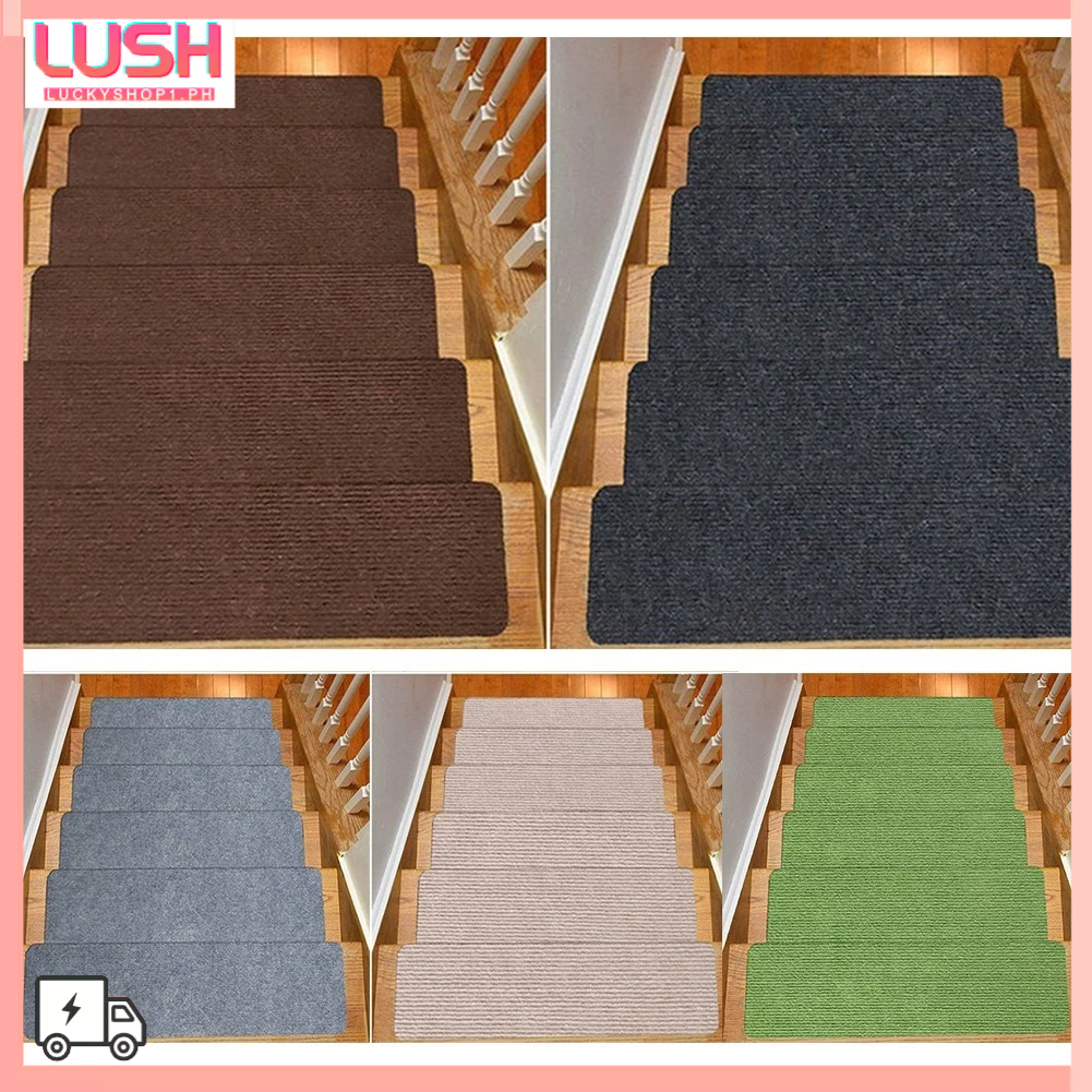[LUSH] Stair Anti-skid Carpet 76cm*20cm Non-slip Solid Wood Treads ...