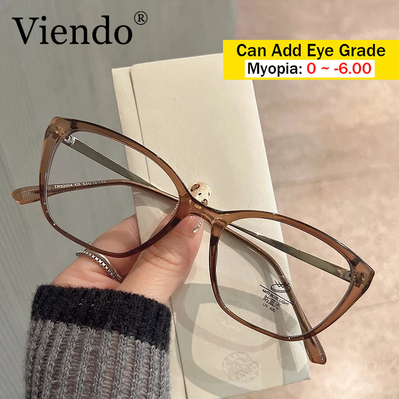 Photochromic Anti Radiation Eye Graded Glasses For Women Men ...