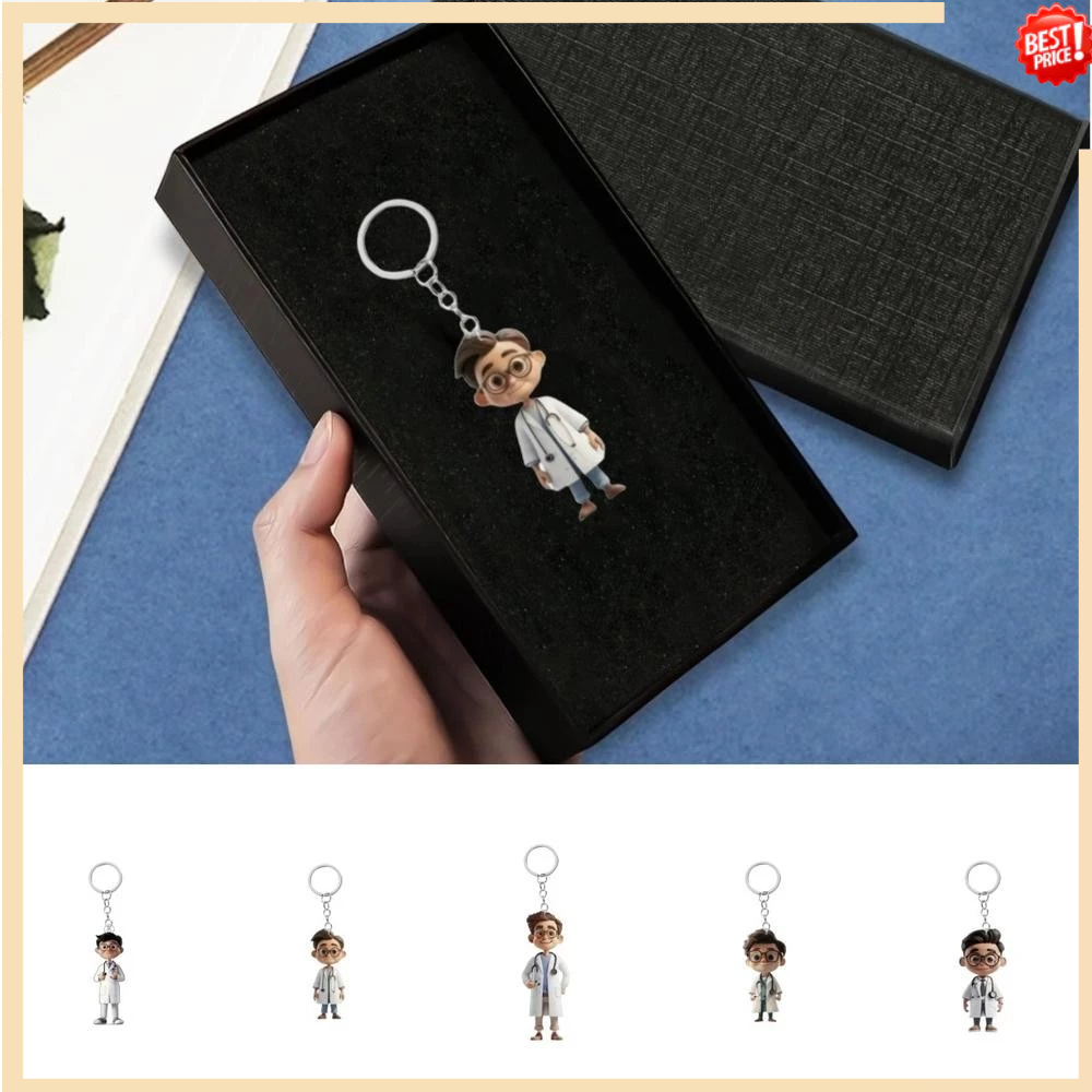 Detailed Doctor Nurse Doll Pendant Cute Doctor Nurse Doll Ornament ...