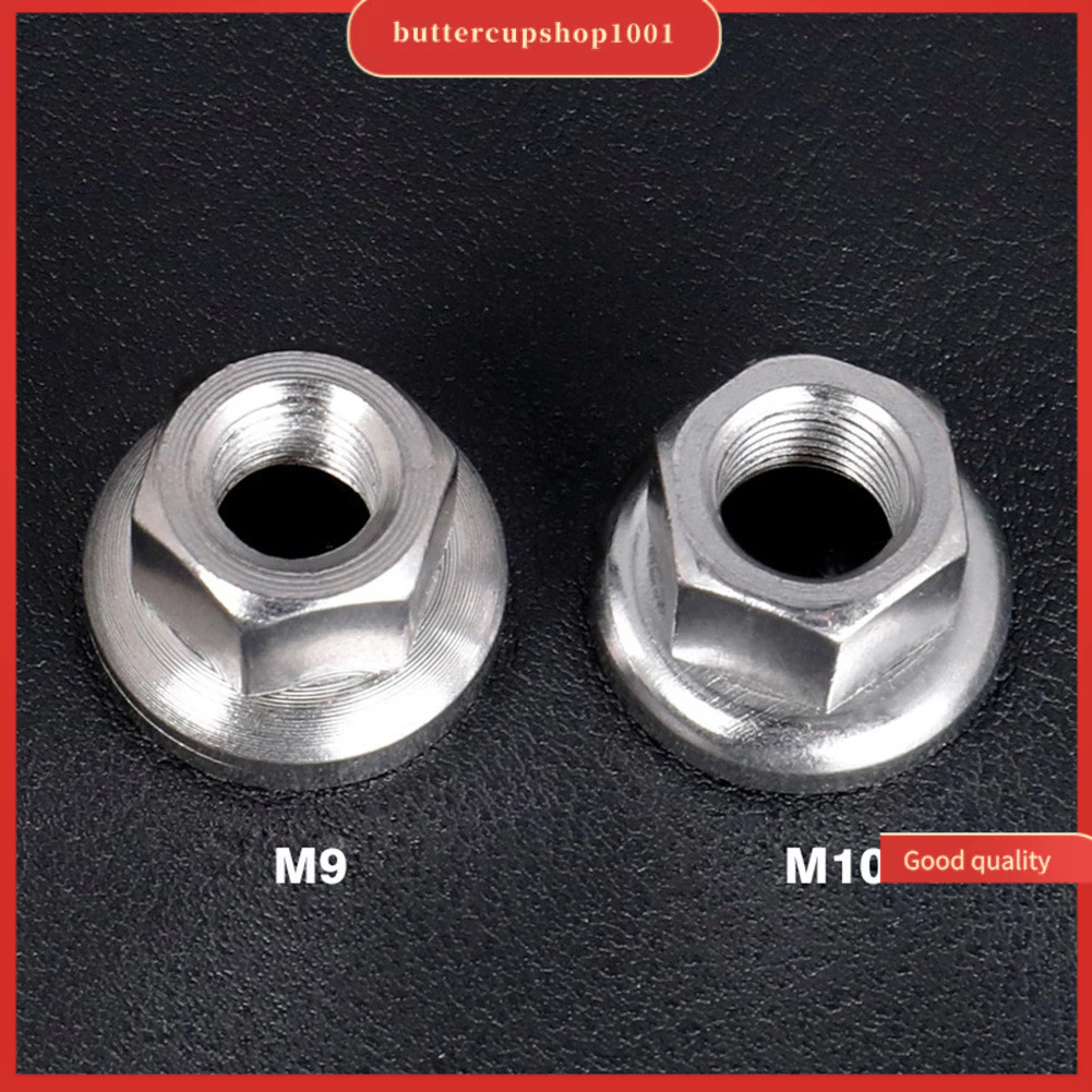 BUOP ️2PCS Stainless steel Bike / Cycle Wheel Axle Track Nuts Sizes M9 ...