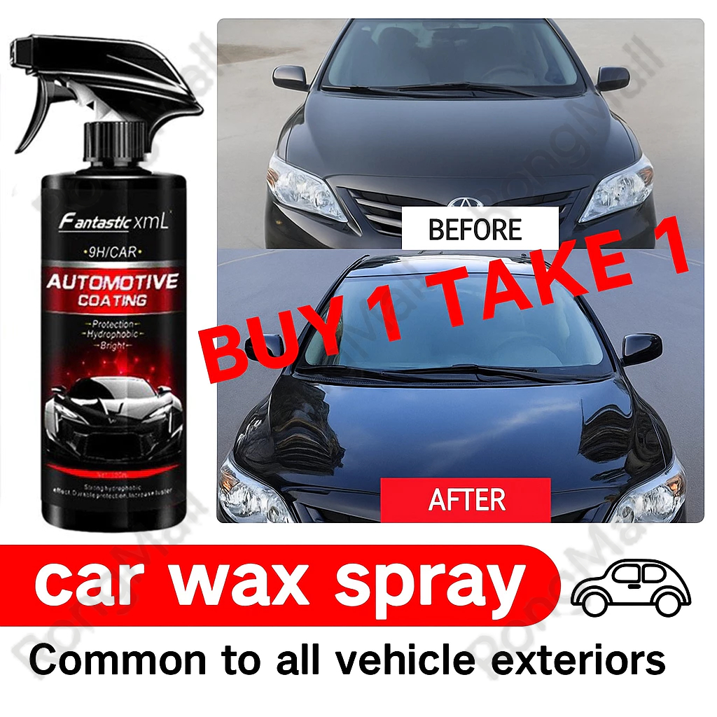 【Buy 1 Take 1】Car Wax Spray and Polish Two-in-one Nano Ceramic Coating ...