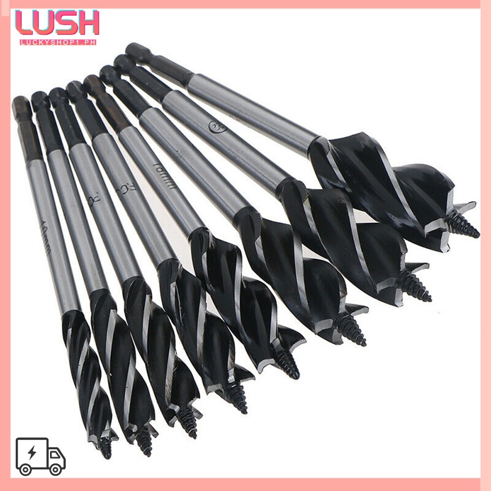 [LUSH] 10-25mm Drill Bit Set Wood Fast Cut Auger Carpenter Joiner Tool ...