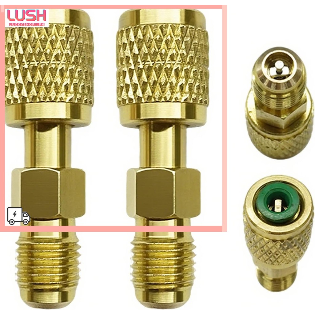 [LUSH] R32 Left Hand Thread 1/4 SAE Female to Male Adapter for R454B ...