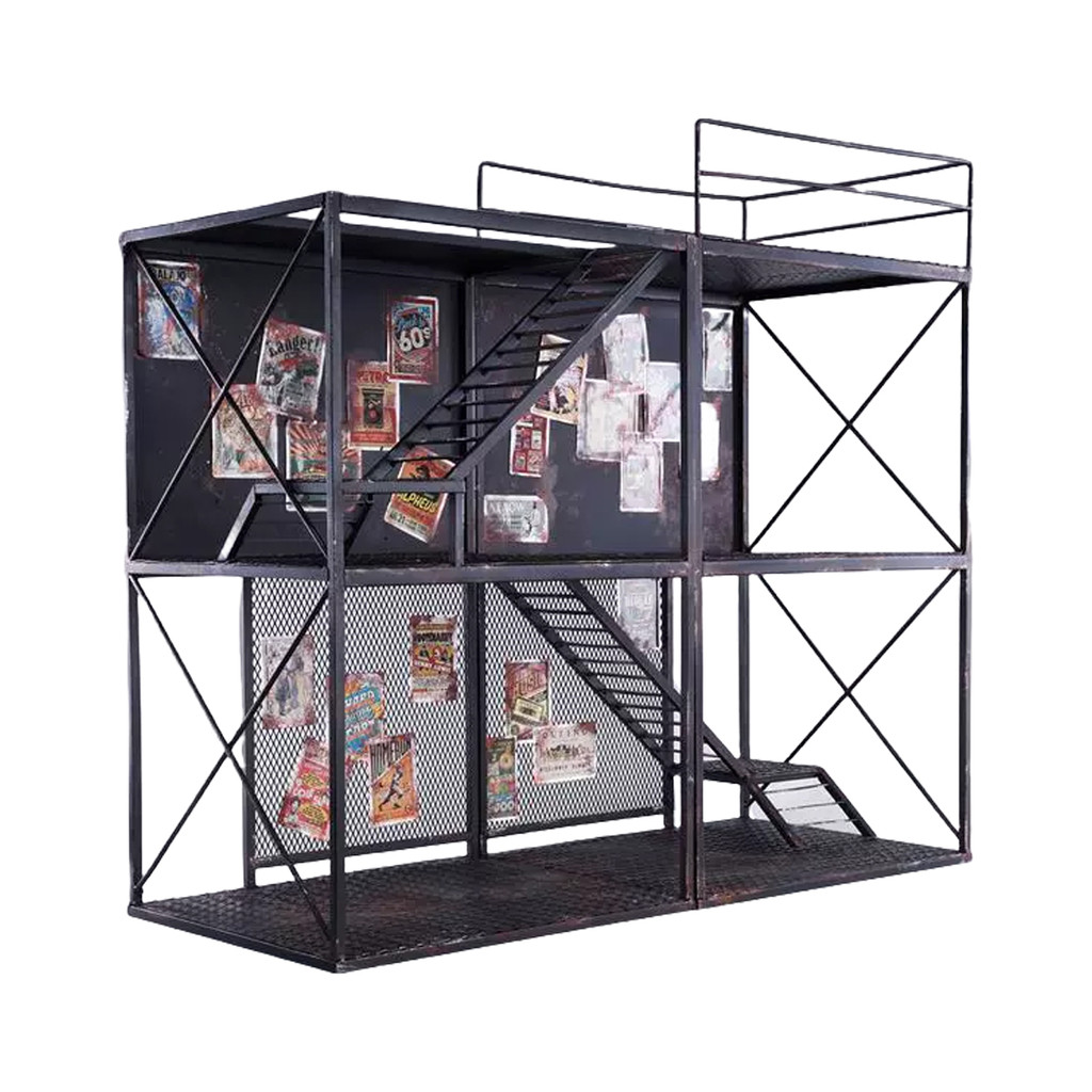 HIPLAY MMMTOYS Dark Alley Platform Scene Base for 1/12 Scale 6-inches ...