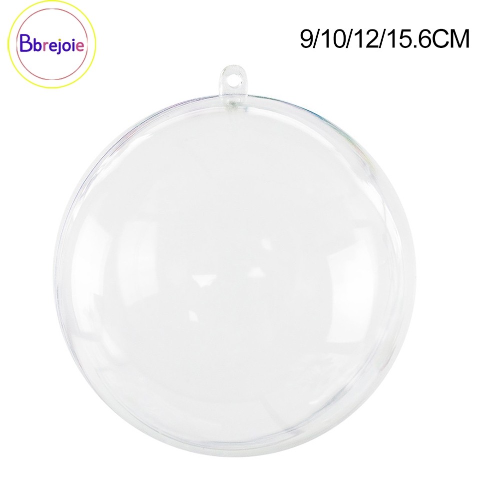 [READY STOCK] Clear Fillable Baubles Plastic Wedding Favours Balls ...