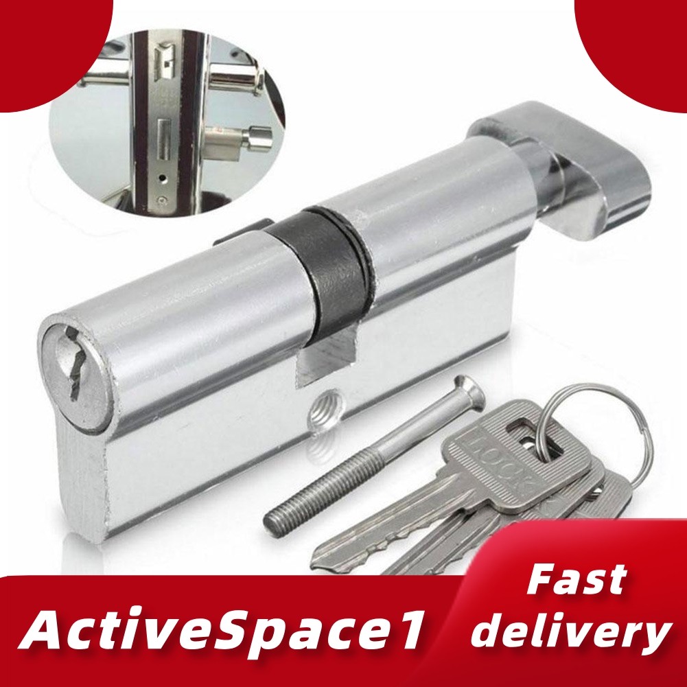 [ABP]Thumb Turn Cylinder Door Lock UPVC Anti Pick 35/35+ 3 Keys Kit ...