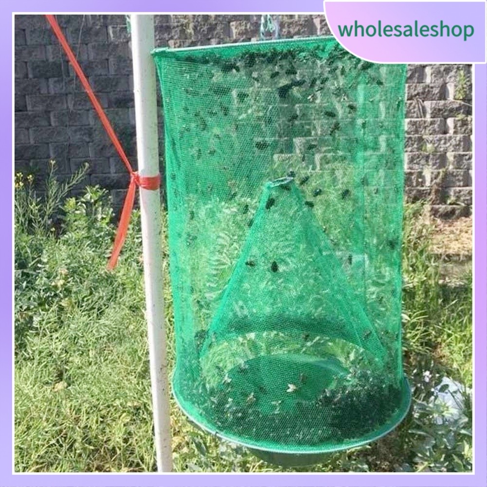 [WOES] Foldable Hanging Fly Trap Cage Safe Sustainable Fly Trap ...