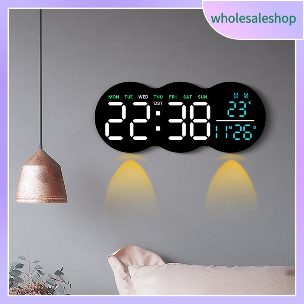 [WOES] Multifunction Digital Clock with Ambient Light Countdown Dual ...
