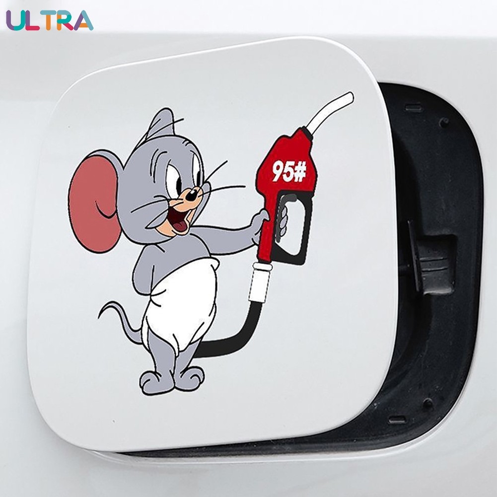 Fuel tank cover car sticker Cute Personalized Car Creative sticker ...