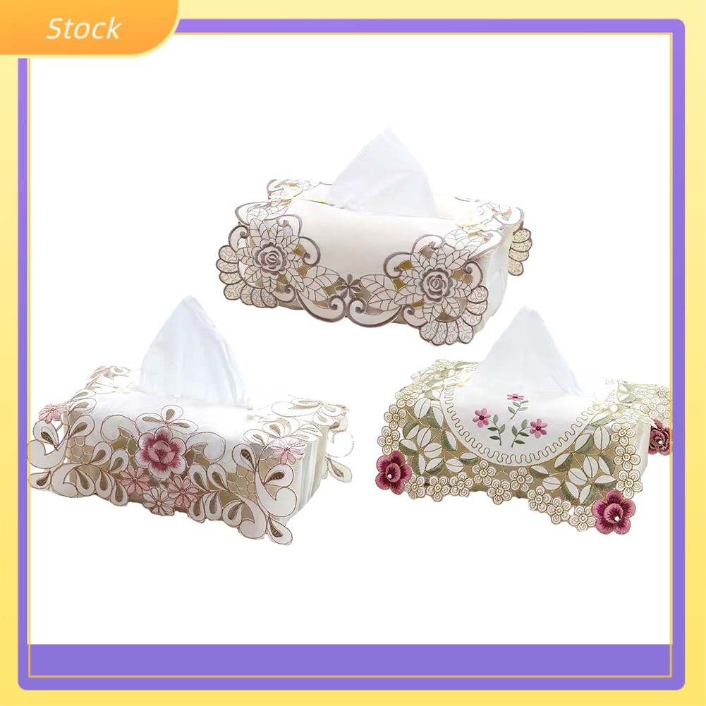Exquisite Vintage Lace Fabric Tissue Box Cover - Enhance Your Home ...