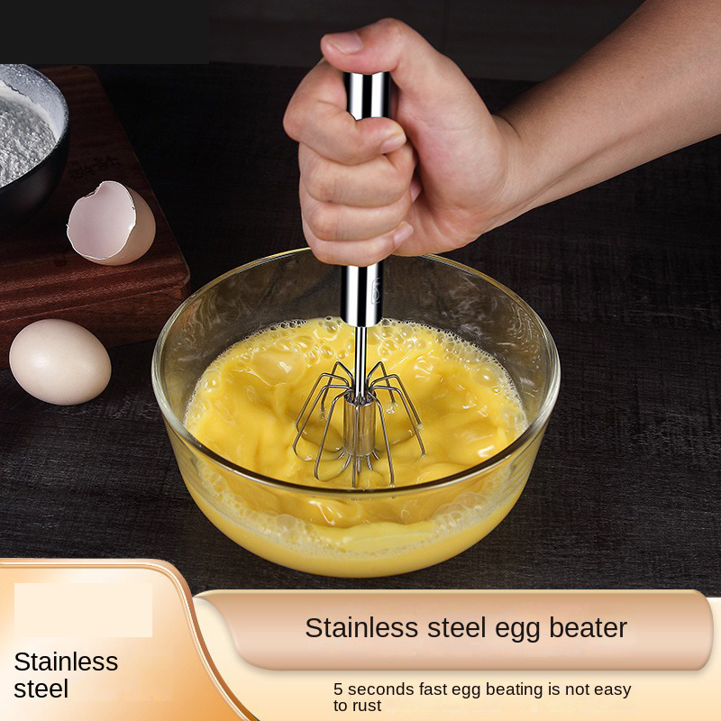 Stainless steel semi-automatic mixer Manual whisk Egg beater Kitchen ...