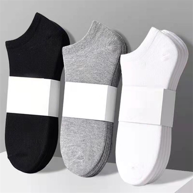 3 Pairs / 5 Pairs Unisex Plain Ankle School Socks - Pure Foot Comfort ...