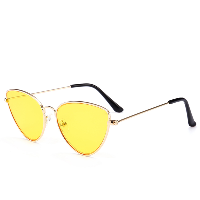 Classic Metal Retro Triangle Cat Eye Sunglasses Shopee Philippines