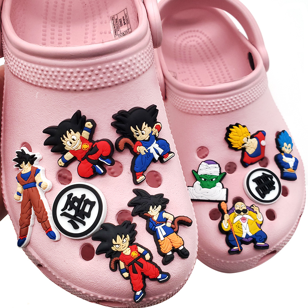 Anime croc Shoe Charms Funny DIY Cartoon Shoe Decoration for Croc ...