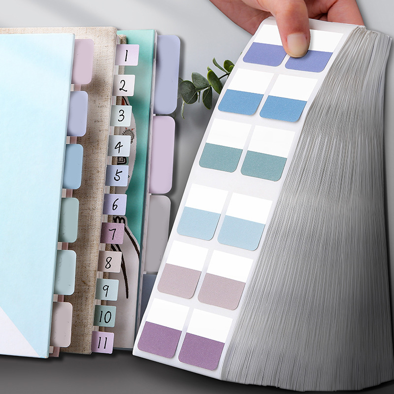 Morandi Student Classification Writing Index Stickers Label Stickers ...