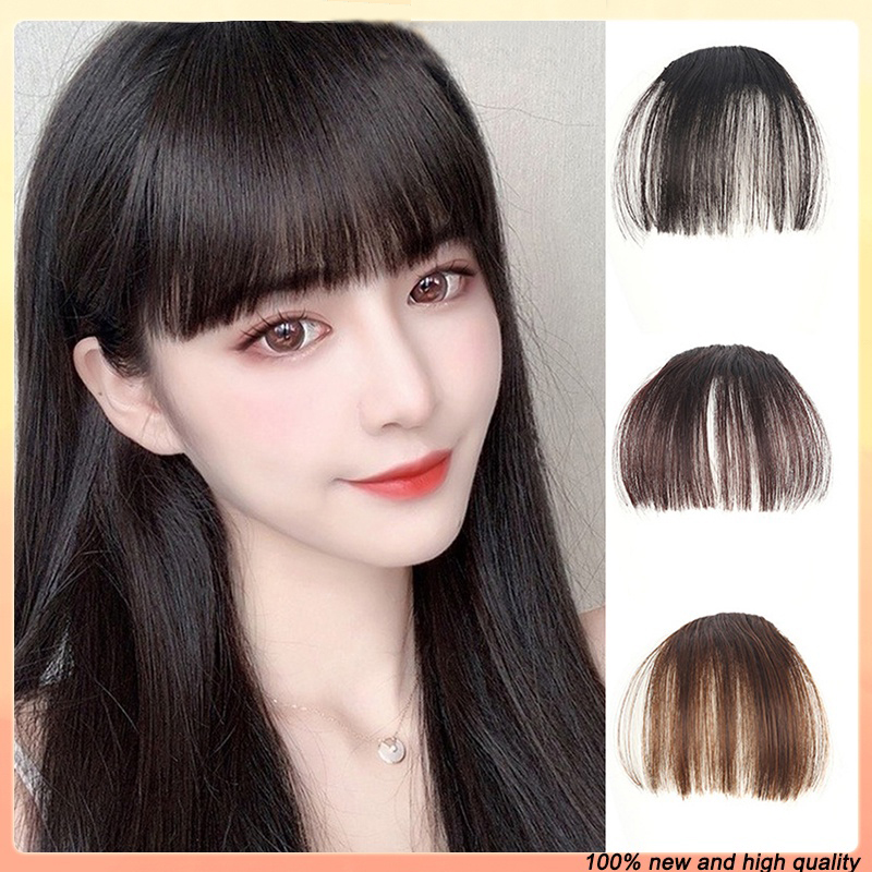 Wig Mini Bangs Air Bangs Fake Bangs Lady Hair Extension Piece Real ...