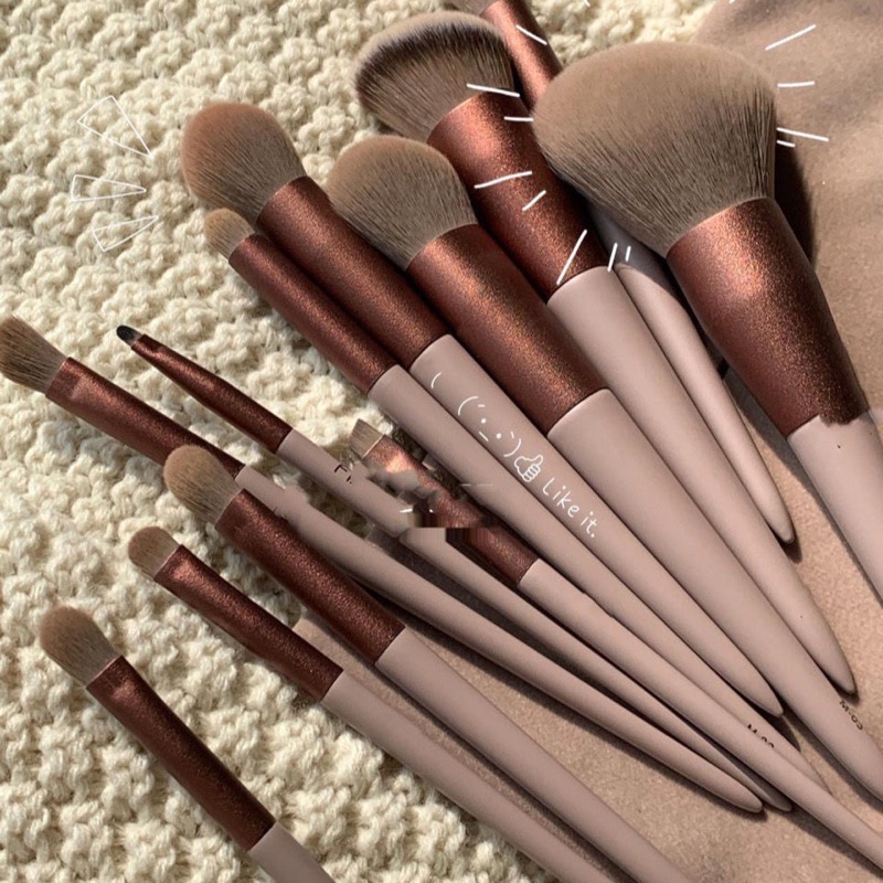 13Pcs Makeup brush set, a full set of super soft eye paint, affordable ...
