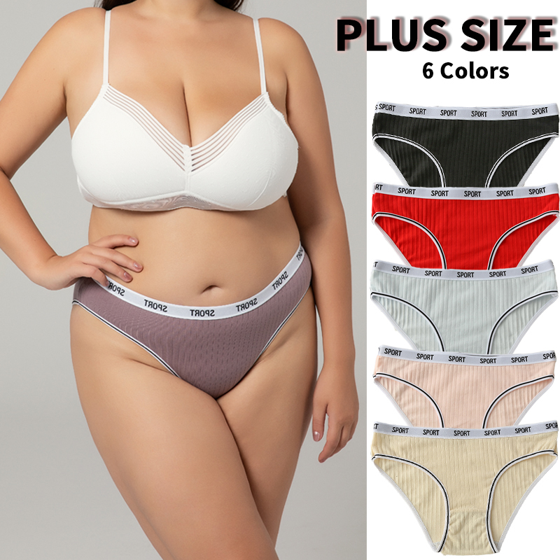 AMVI Panty Plus Size for Women Cotton Panties Ladies Sport Briefs Underpants Soft Menstrual ...