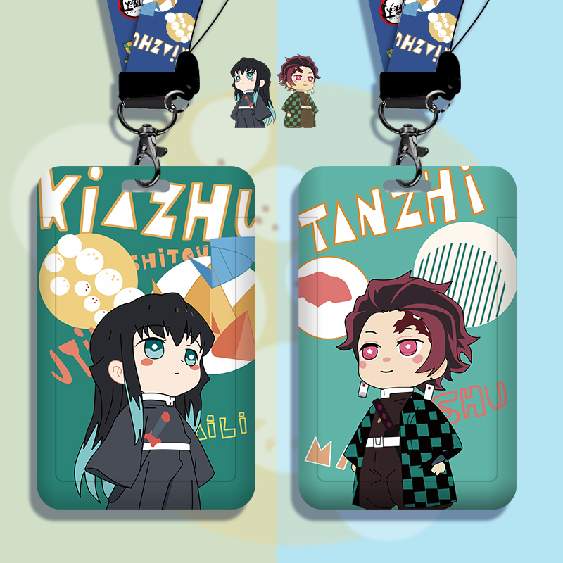 Student Card Holder Keychain Id Card Holder With Lanyard Strap Card ...