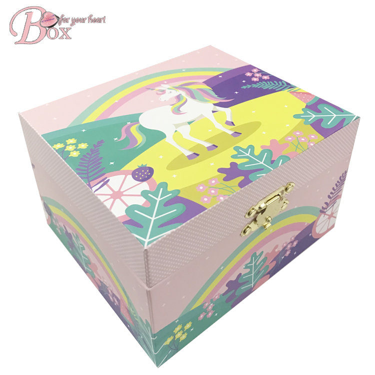 Custom Ballerina Music drawer Mechanism unicorn Princess Jewelry Boxes ...