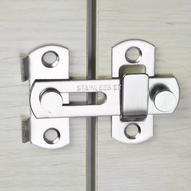 Stainless Steel Swivel Bolt Door Latch Slug Catch Hasp Lock for Slide ...