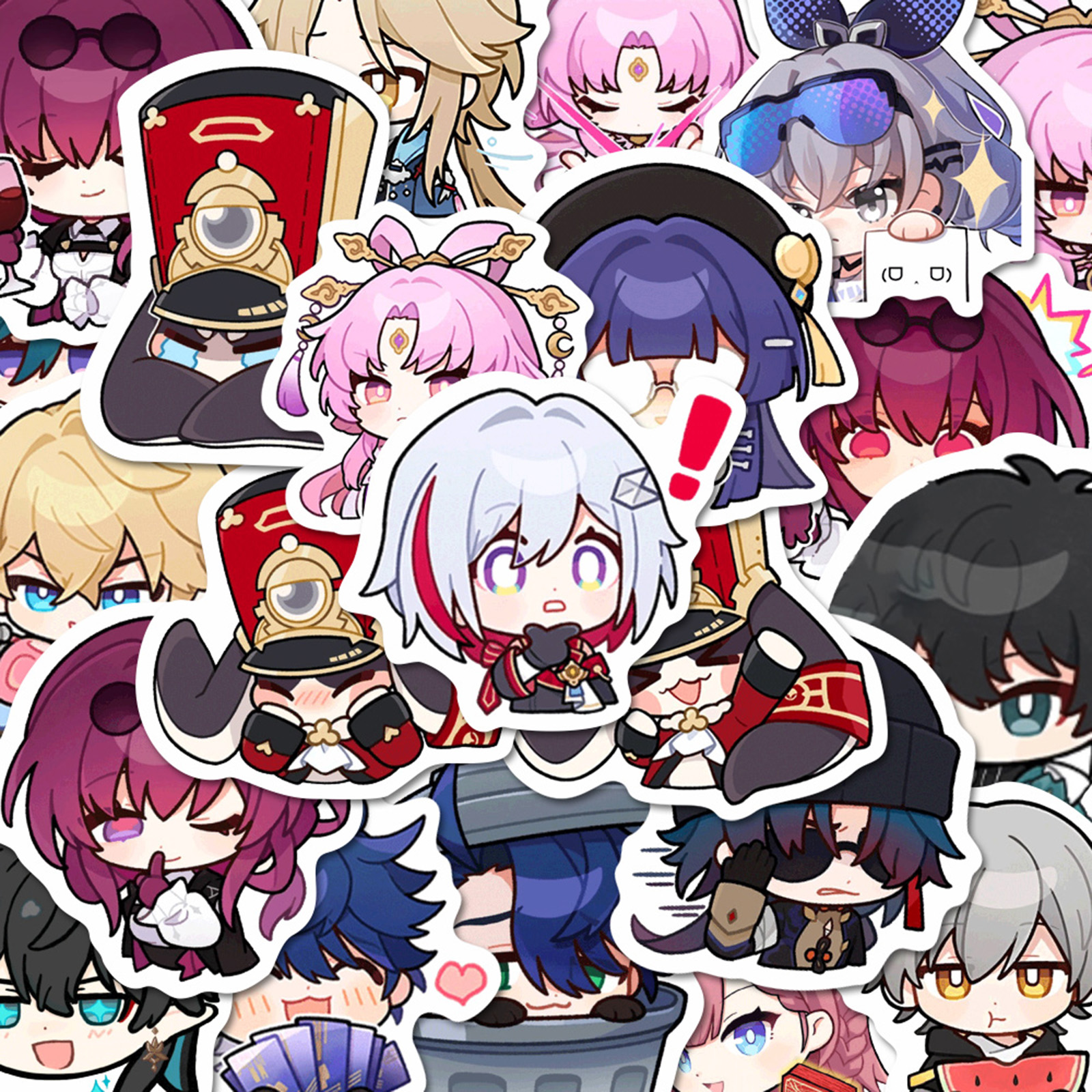 99 pcs Unique Anime Small Emoji Stickers, Cute Pretty Cool Aesthetics ...