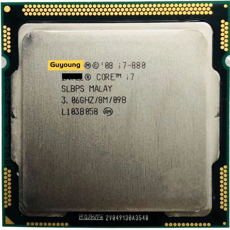 Core i7-880 i7 880 3.0 GHz Used Quad-Core CPU Processor 8M 95W LGA 1156 ...