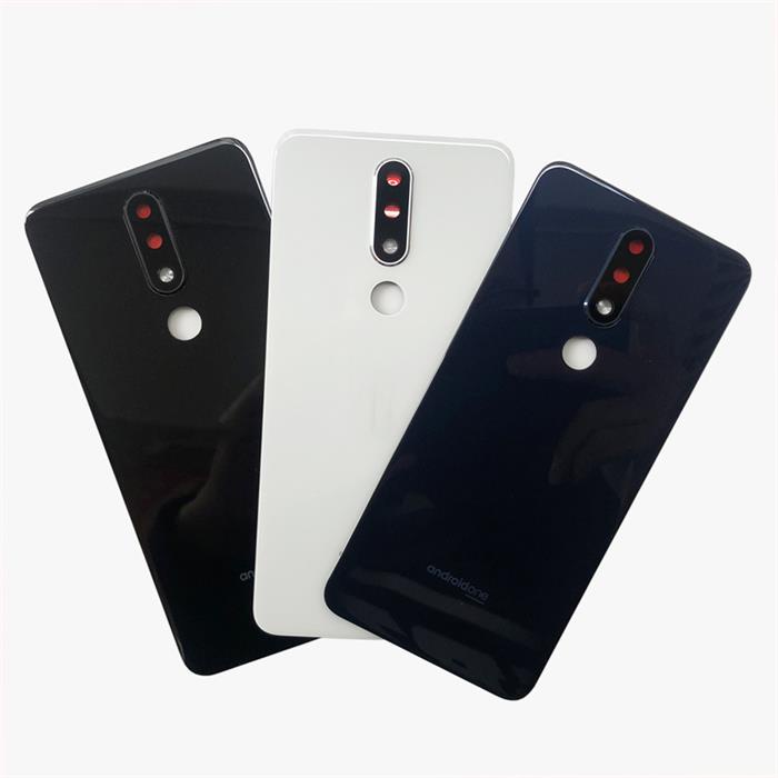 Original Back Glass Battery Cover Rear Door Housing For Nokia 5.1 Plus ...