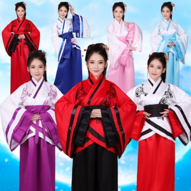 New Style Tang Suit Female Hanfu Quyi Ancient Costume Fairy Clothing ...
