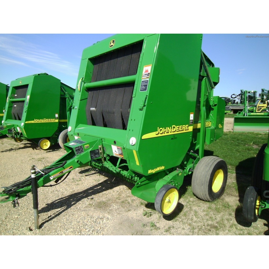 John Deere 567 Baler Dier Tractor Tractor Tractor Grass Bundler Model ...