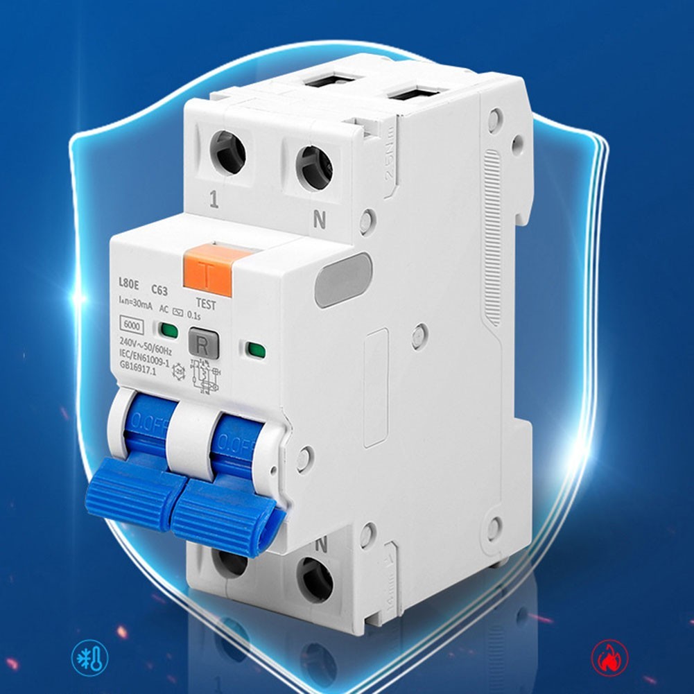 [homestore1] FI Circuit Breaker Switch 1P+N 20A FI Fuse RCBO Leakage ...