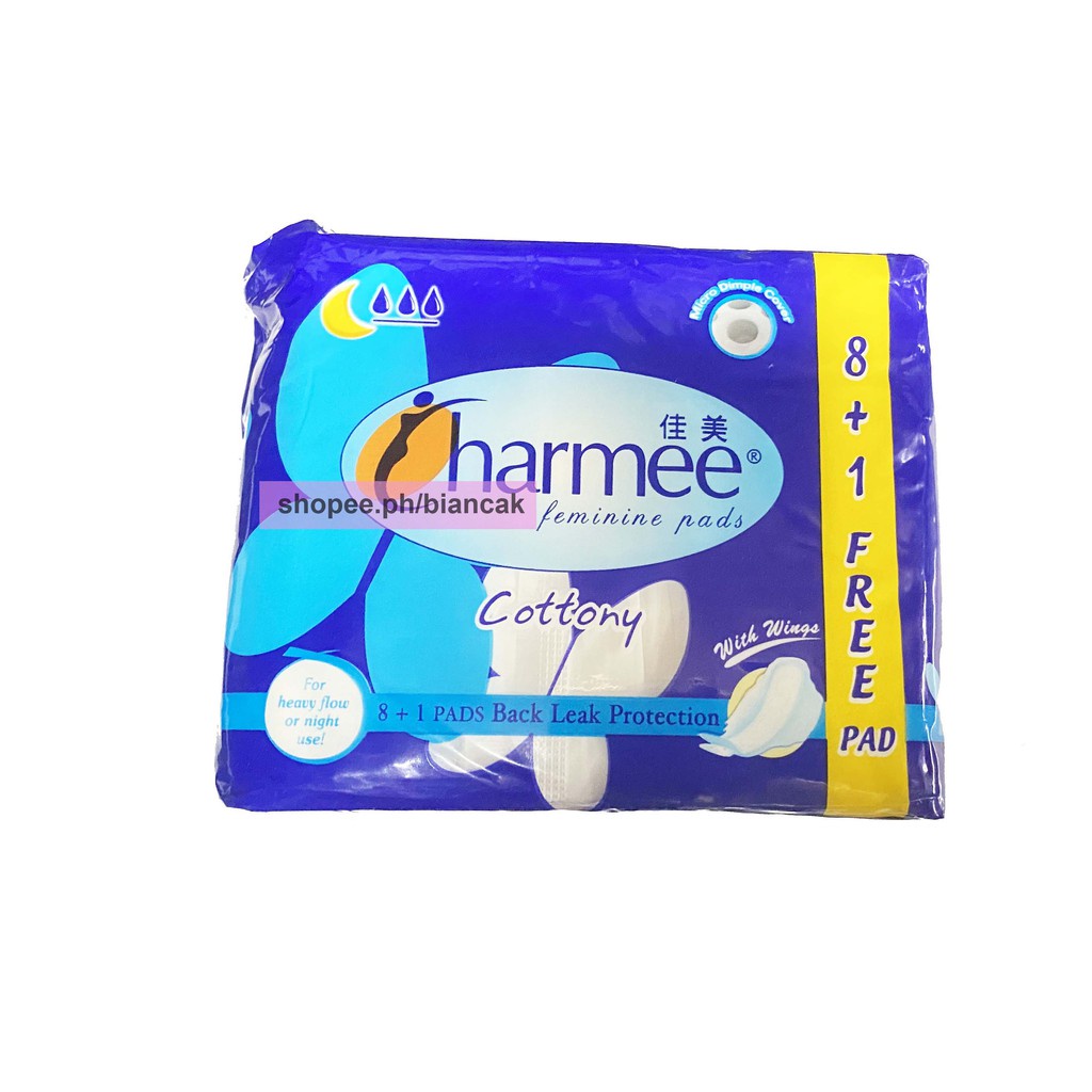 CHARMEE NIGHT COTTONY NAPKIN FEMININE PADS 8s (BEAUTY SECTION ...
