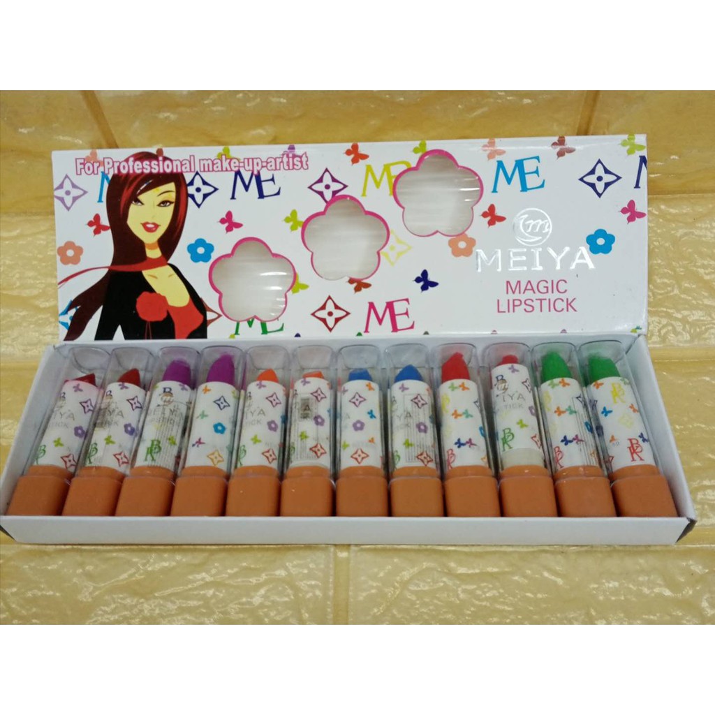 Magic Lipstick 12pcs. per pack (Random color) | Shopee Philippines