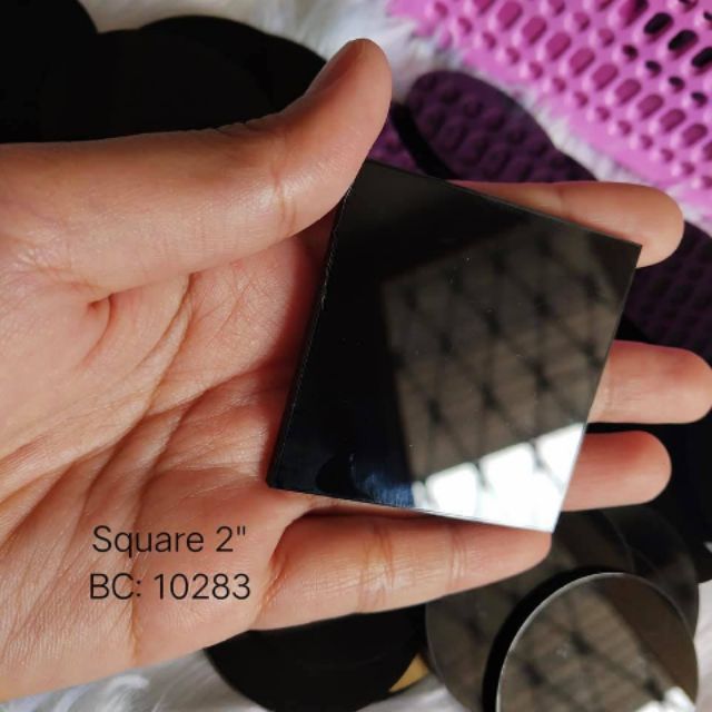 Square Acrylic Base Black 2″ | Square Acrylic Stand | Chibi Base ...