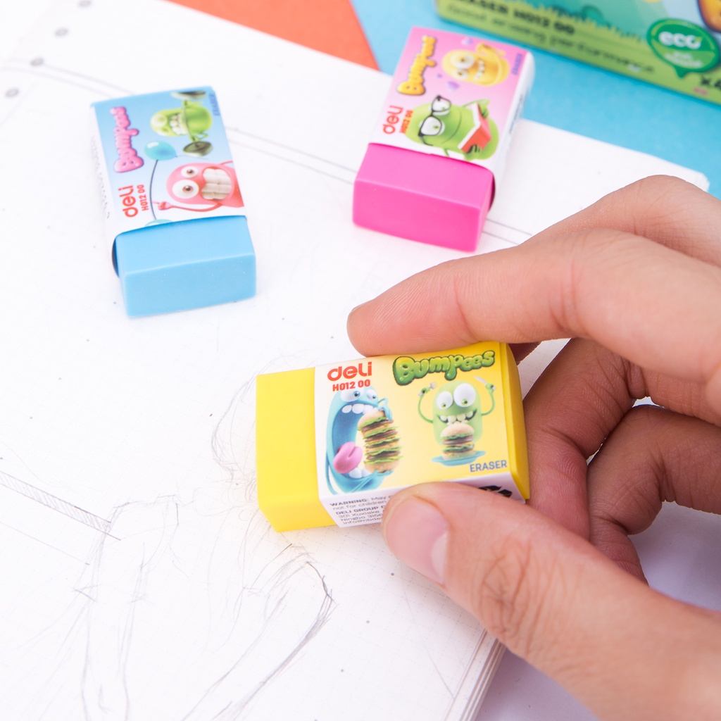 Deli EH01200 Small Cartoon Theme Eraser (Mixed) | Shopee Philippines