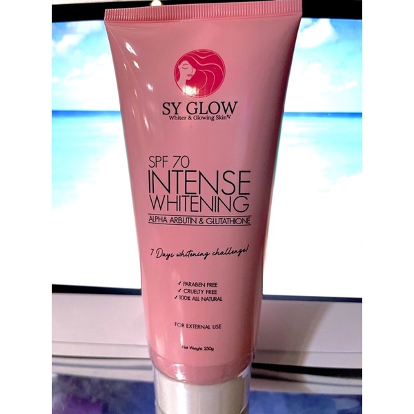 SY GLOW INTENSE WHITENING LOTION spf70 250ml | Shopee Philippines